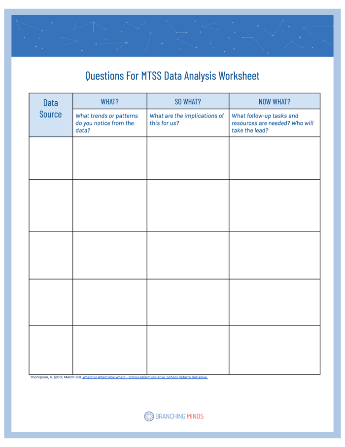 The MTSS Meeting Guide and Toolkit
